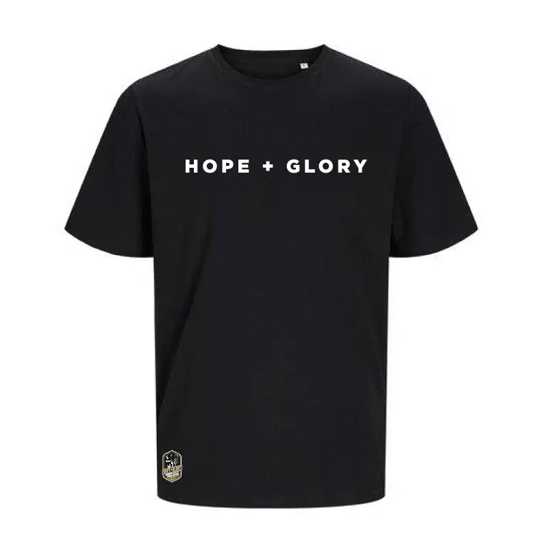 Black ‘Original’ Organic Tee – HOPE AND GLORY Official Store